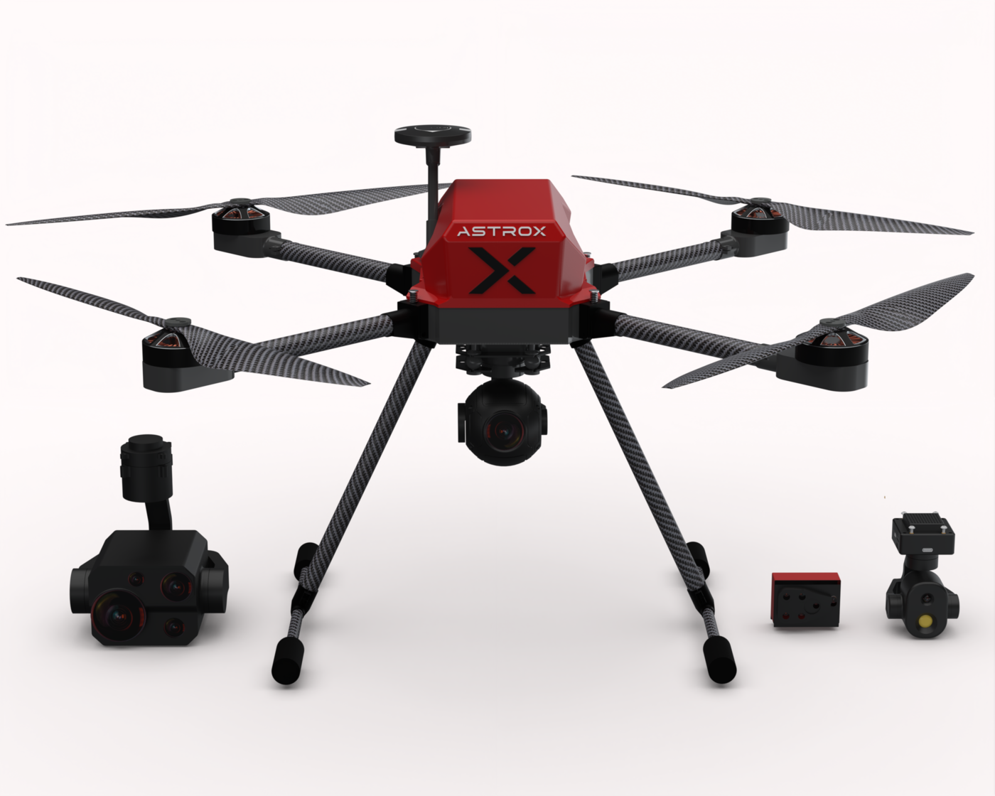 ASTROX X Pro Surveillance Drone - 30x Optical Zoom, 4K Video, 60-Min ...